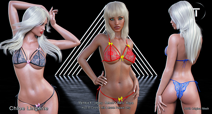 Second Life Marketplace - TREND - Chloe Lingerie - DEMO